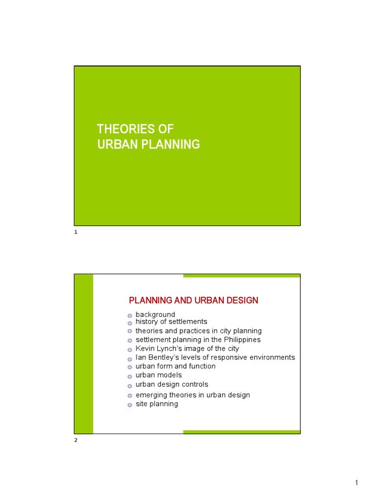 01 Urban Planning | PDF | Manila | Metro Manila