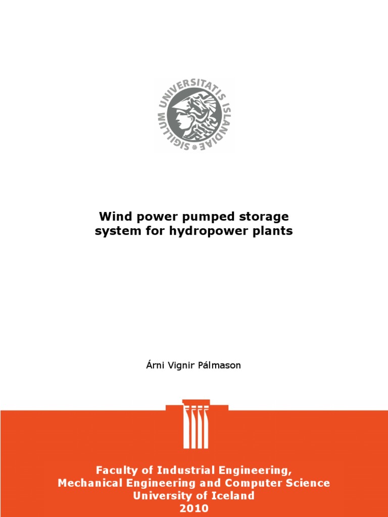 Wind Power Pumped Storage System For Hydro Power Plants | PDF | Wind ...