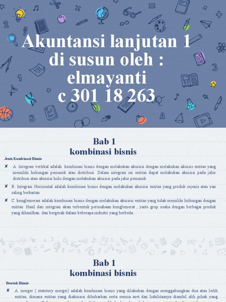 Kombinasi Bisnis Dwi Martani | PDF