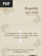 Historical Background in Context of Ra 1425 | PDF | Philippines