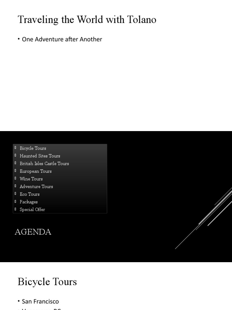 My Tours by Tolano | PDF