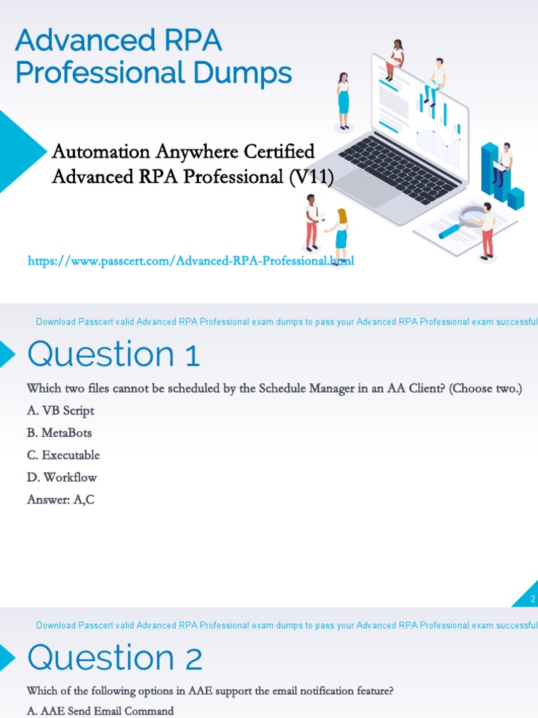 Automation Anywhere Certified Advanced RPA Professional (V11) | PDF ...