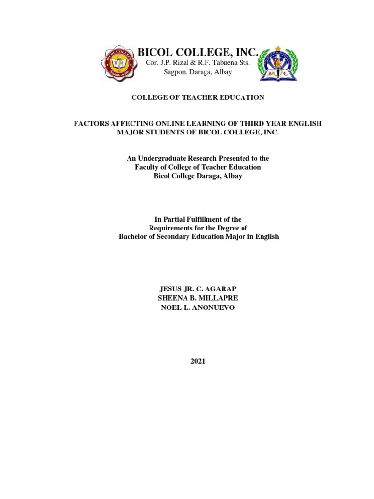 Bicol College, Inc.: Cor. J.P. Rizal & R.F. Tabuena Sts. Sagpon, Daraga ...