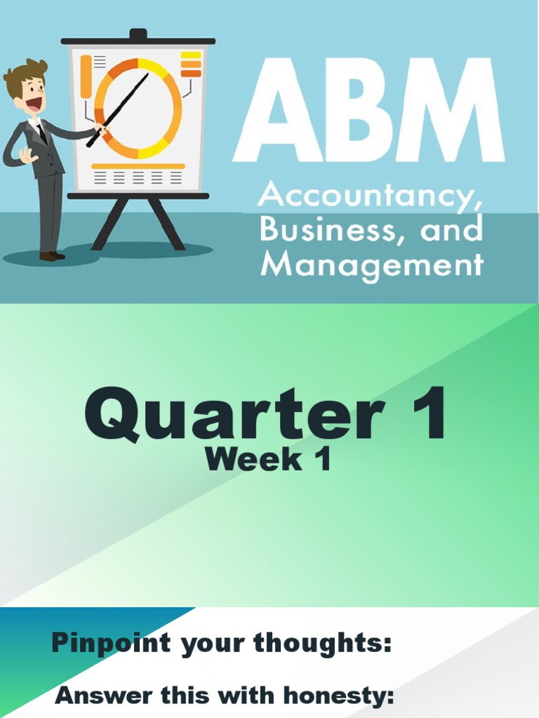 Abm Ppt Week 1 And 2 Pdf Accounting Audit