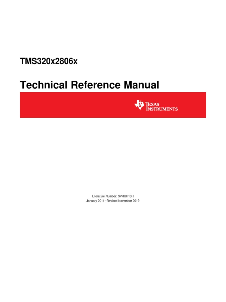 Technical Reference Manual: TMS320x2806x | PDF | Analog To Digital ...