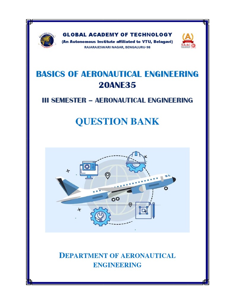 Basics of Aeronautical Engg - Module4 - Question Bank | PDF