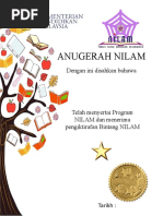 Template Sijil Nilam 2024 | PDF
