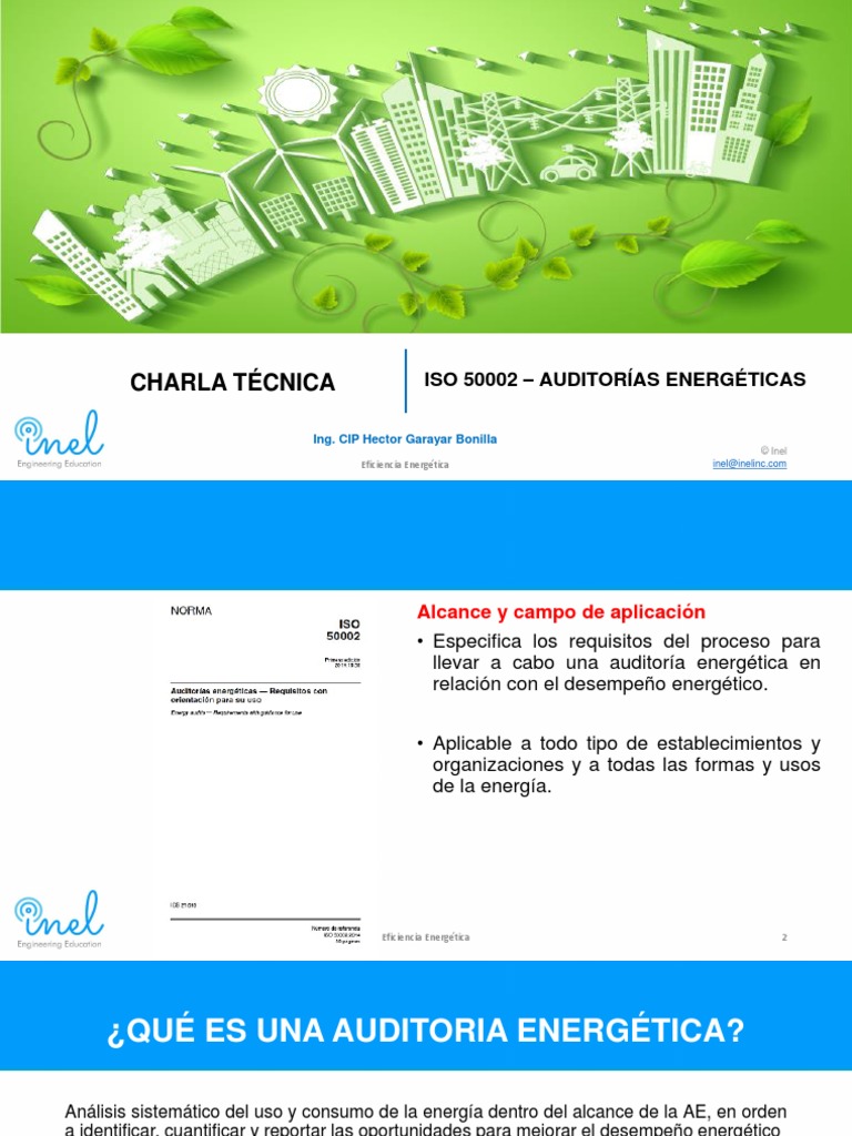Inel - ISO 50002 - Auditorias Energéticas | PDF | Uso eficiente de ...