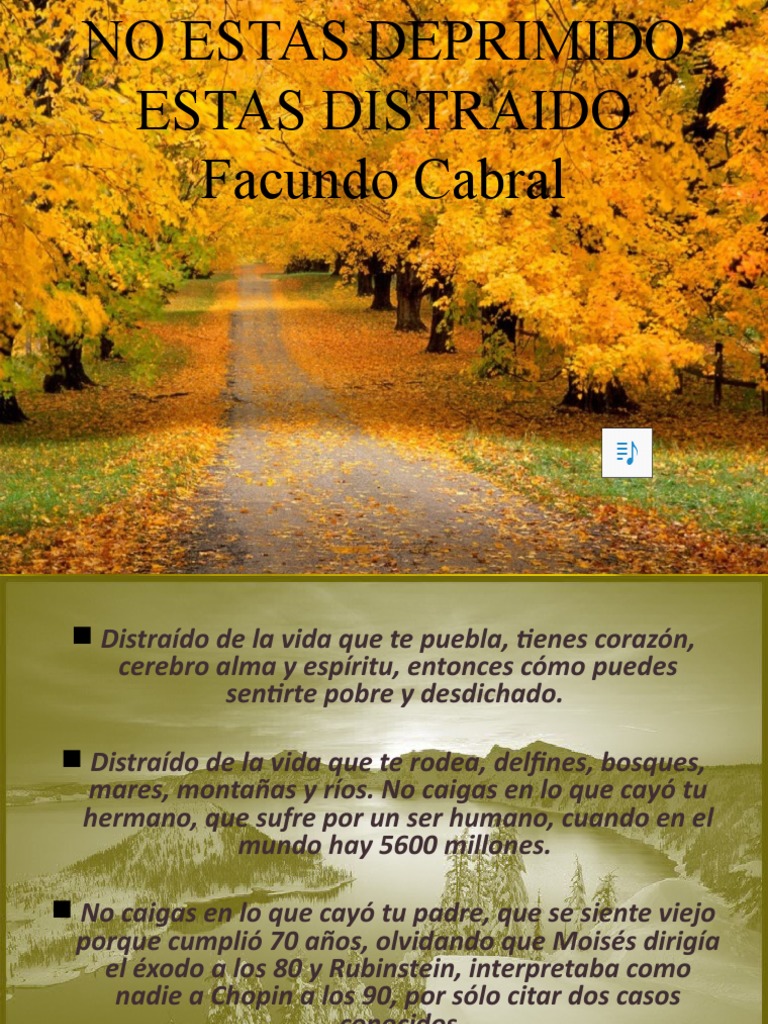 No Estas Deprimido Estas Distraido | PDF | Amor