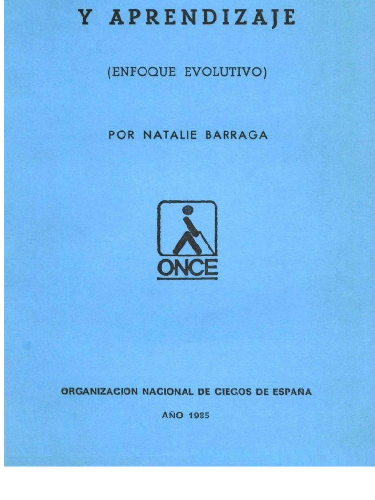 Libro - Disminuidos Visuales y Aprendizaje. Natalie Barraga | PDF ...