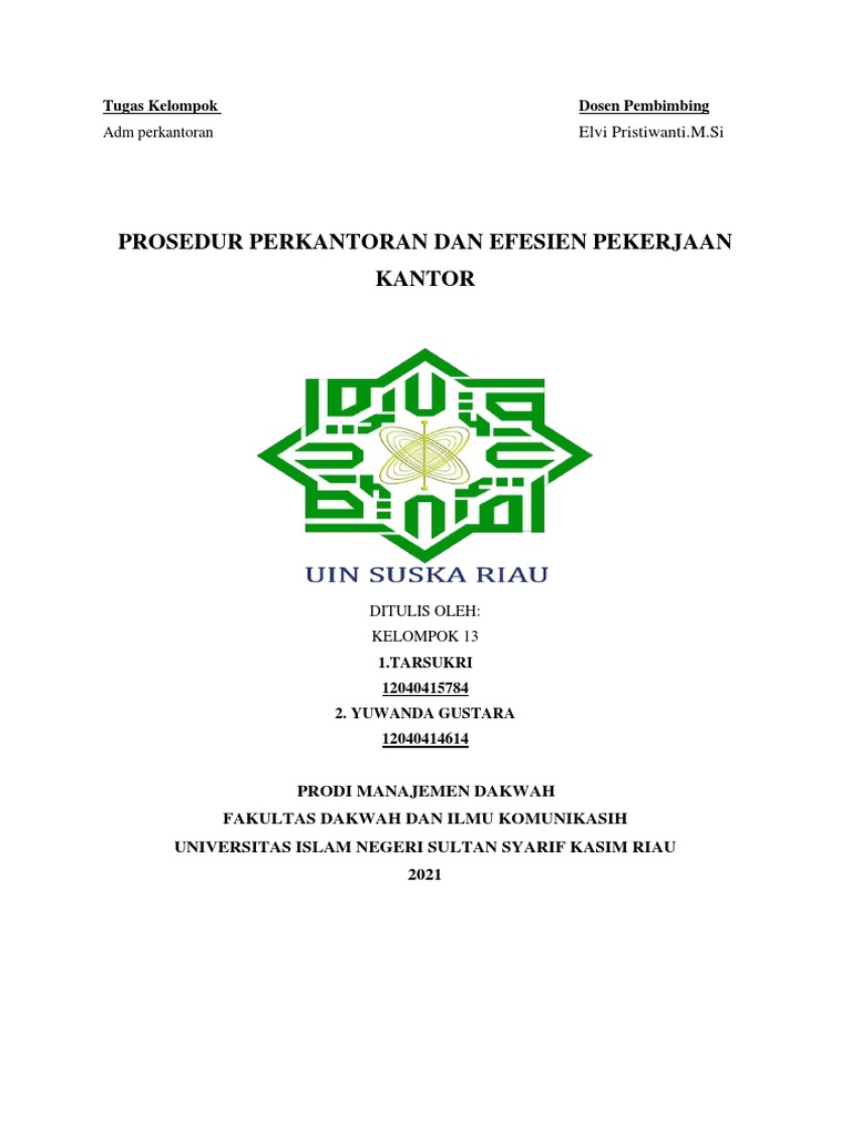 Makalah KLP 13 Adm Perkantoran | PDF | Karier & Perkembangan | Bisnis