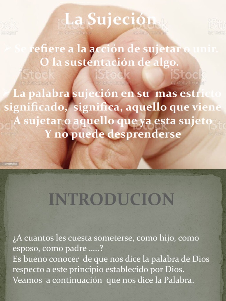 Sujecion | PDF | Cristo (título) | Dios