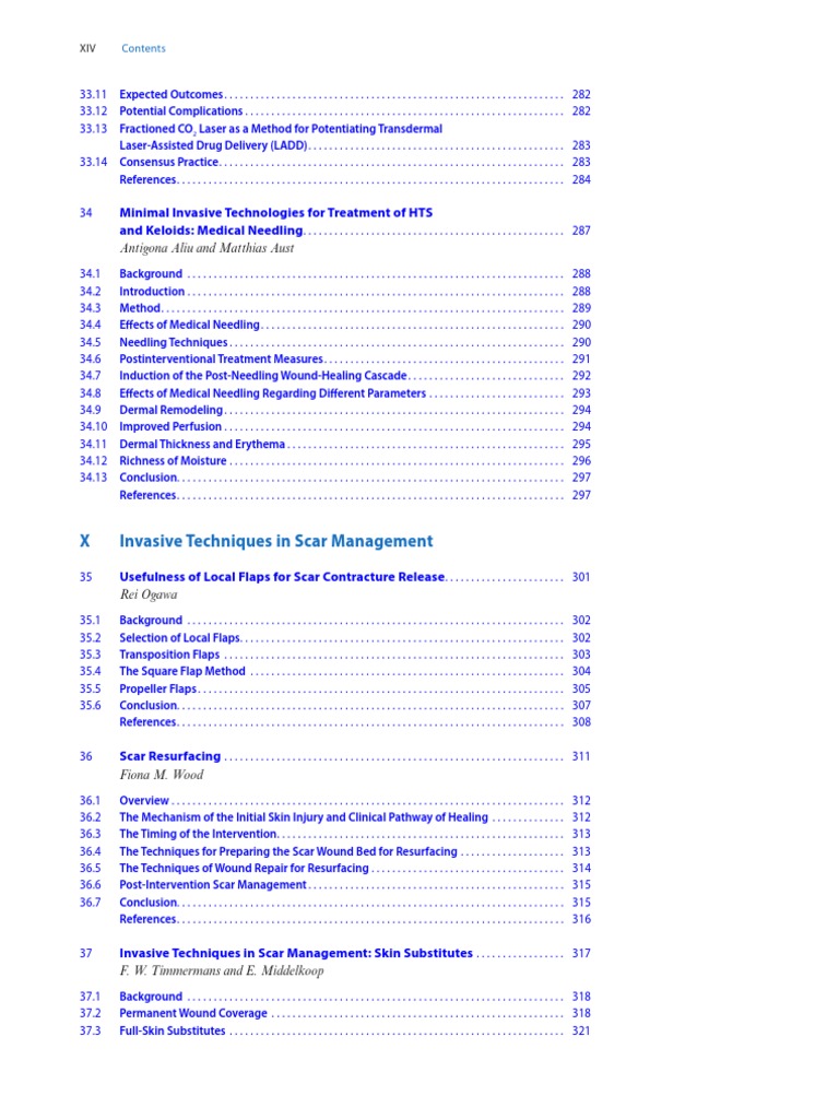Textbook On Scar Management Teot 2021 14 | PDF | Scar | Skin