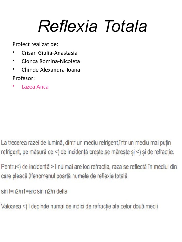 Reflexia Totala | PDF