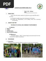 Cot-Health 6 q3 Lesson Plan | PDF | Literacy | Cognition