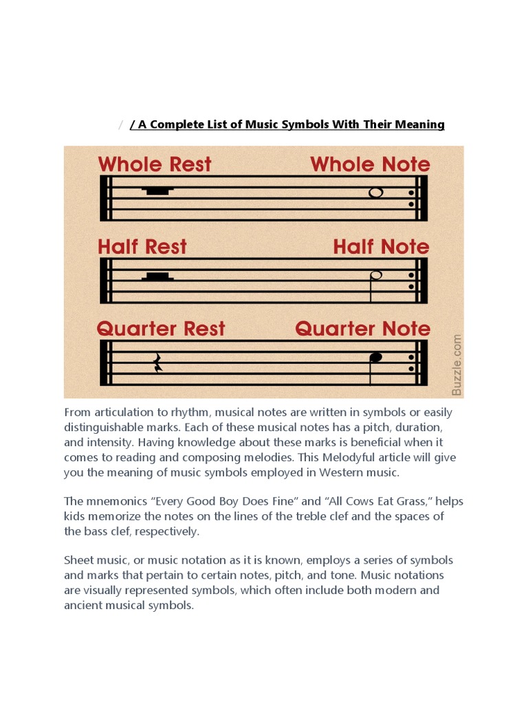 Fine Music Symbol