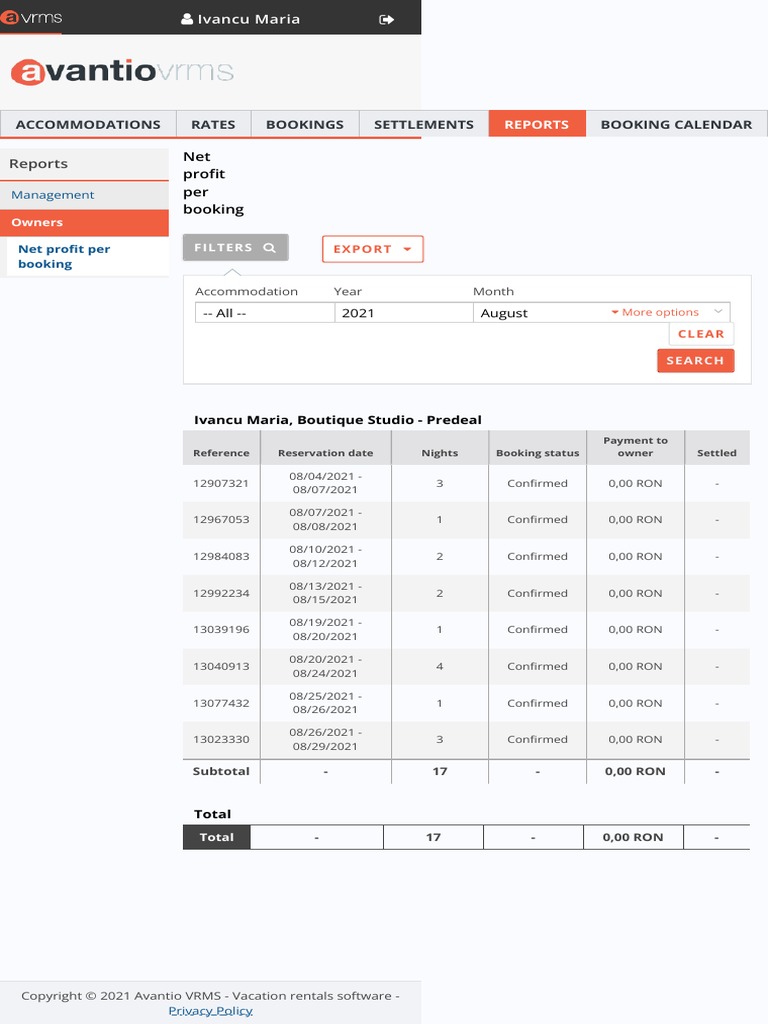 Avantio VRMS Login and Support Guide | PDF | Computers