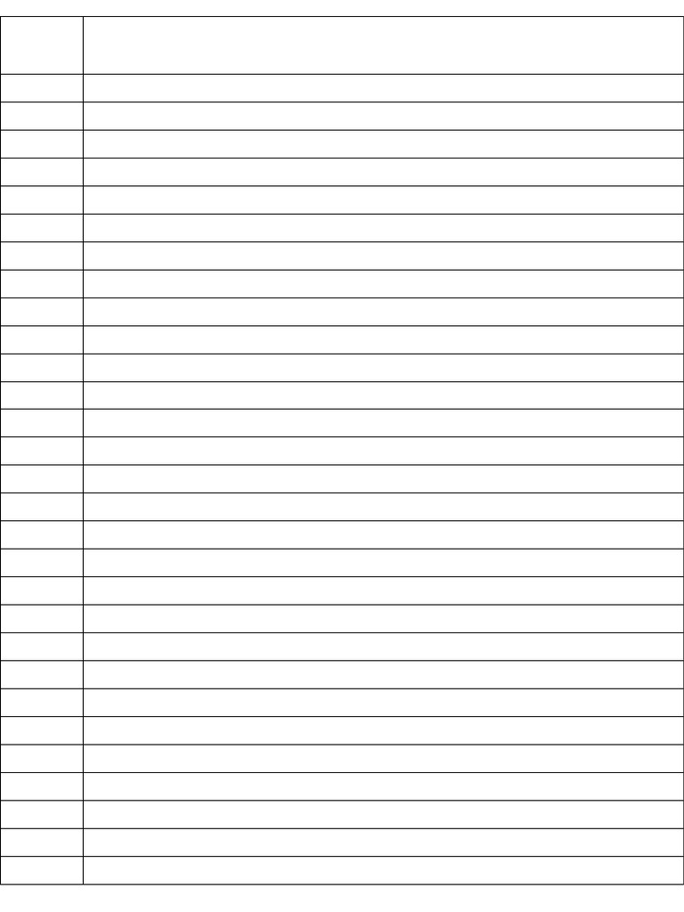 Narrow Ruled Lines Paper | PDF