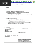 Sandaang Damit - Final Lesson Plan | PDF