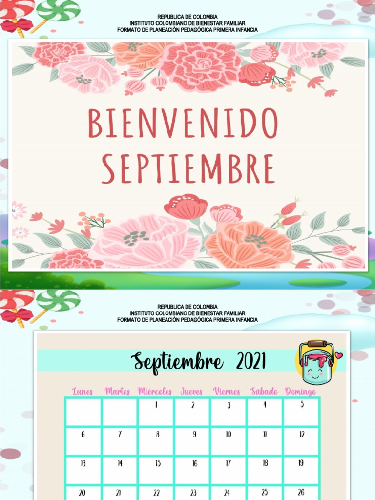 Planeación Pedagógica ICBF Septiembre | PDF | Familia | Amor