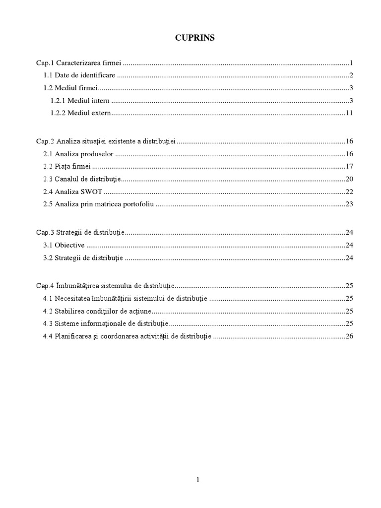 Analiza Distributie Nestle | PDF