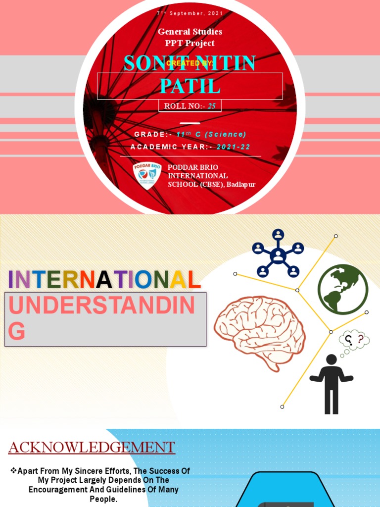 Promoting International Understanding in Education | PDF | Citizenship ...