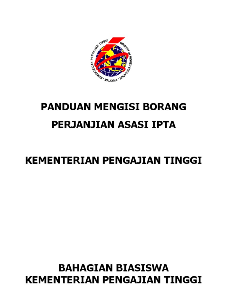 Panduan Isi Borang Perjanjian | PDF