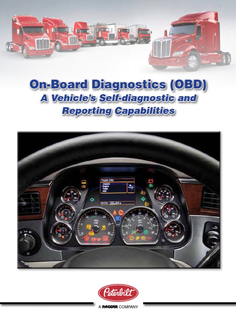 On-Board Diagnostics (OBD) : A Vehicle's Self-Diagnostic and Reporting ...