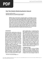 IOT Based Weather Monitoring System | PDF | Internet Of Things | Sensor