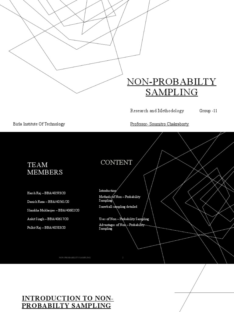 RM Non-Probability Sampling | PDF | Sampling (Statistics) | Survey ...