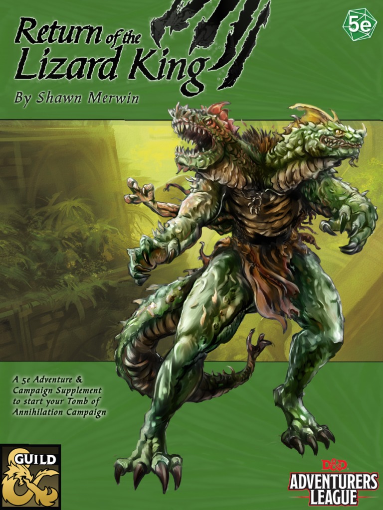 Return of The Lizard King | PDF | Wizards Of The Coast | Dungeons & Dragons