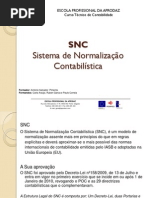 SNC - Código de Contas