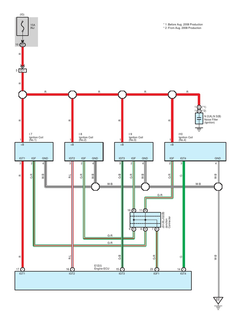Diagrama de Ignicion Hilux 1tr | PDF | Engine Technology | Engines