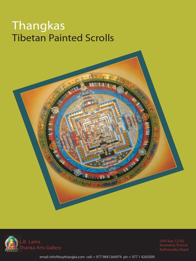 Thangka Tibetan Painted Scrolls | PDF | Kathmandu | Indian Religions
