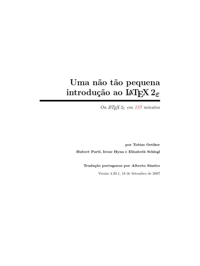 Tutorial Latex | Descargar gratis PDF | Te X | Escrita