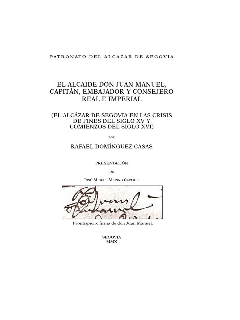 2009 El Alcaide Don Juan Mnuel | PDF | Viajes y turismo | Historia