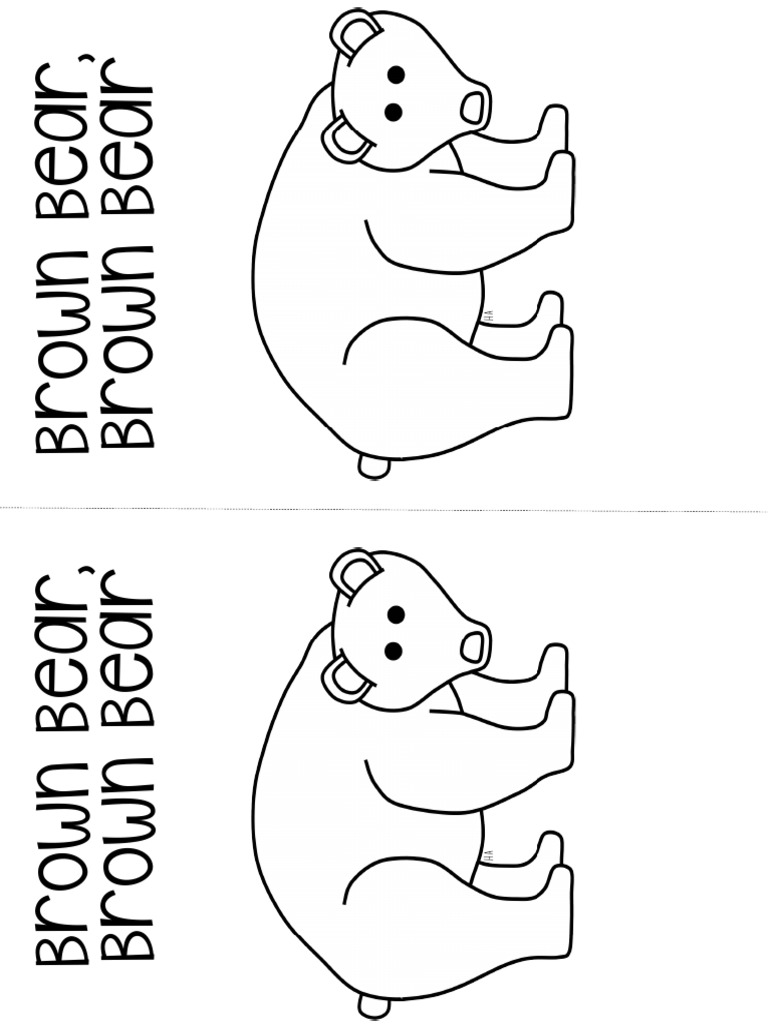 Brown Bear, Brown Bear Book | PDF