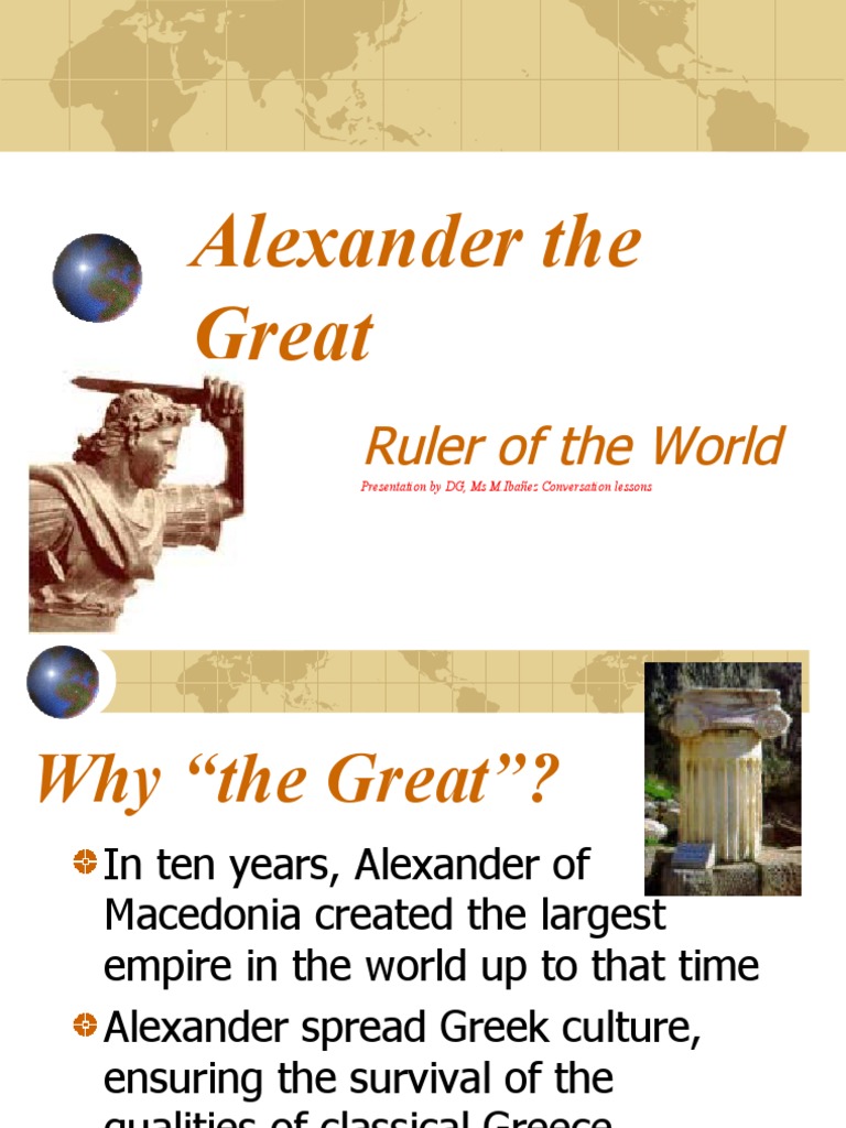 Alexander The Great Powerpoint | PDF | Alexander The Great | Macedonia ...