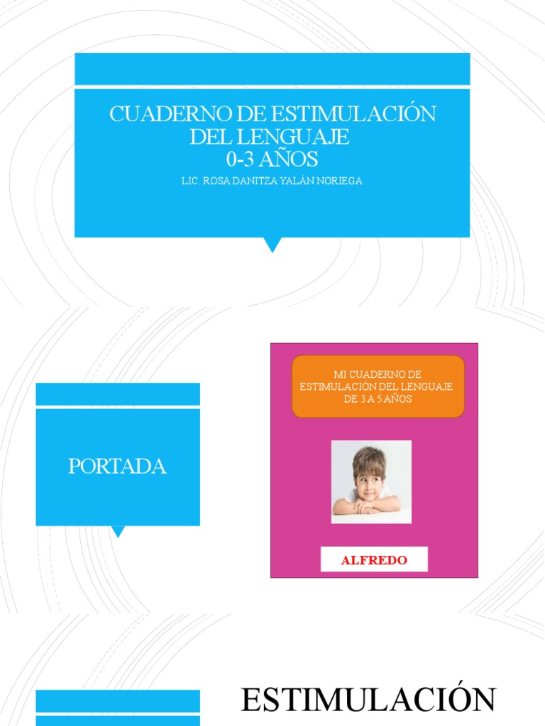CUADERNO DE ESTIMULACIÓN DEL LENGUAJE 3 A 5 Paso A Paso | PDF