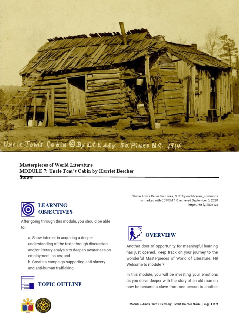 7 Uncle Toms Cabin | PDF | Uncle Tom's Cabin | Harriet Beecher Stowe