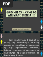 Pokus NG Pandiwa (Tagaganap at Layon) | PDF