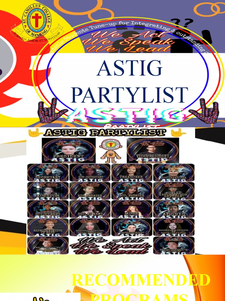 Astig Projects and Activities Astig | PDF