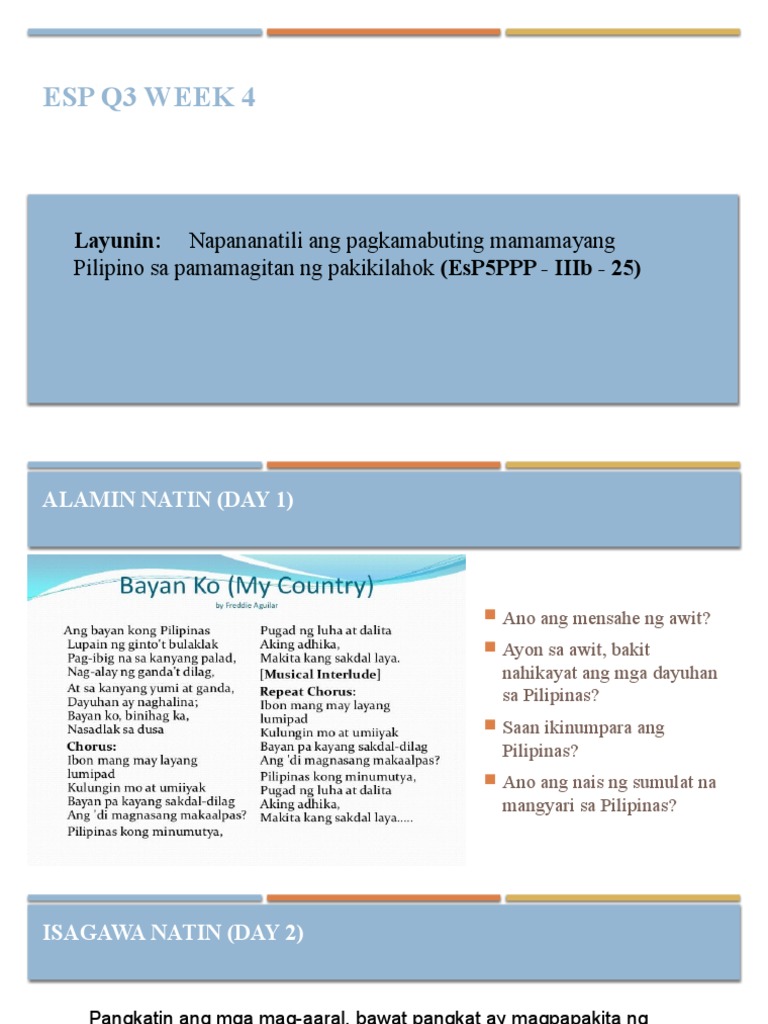 Esp Q3 Week 4 | PDF