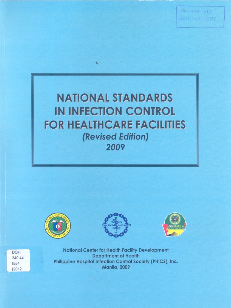 National Standards in Infection Control For Healthcare Facilities | PDF
