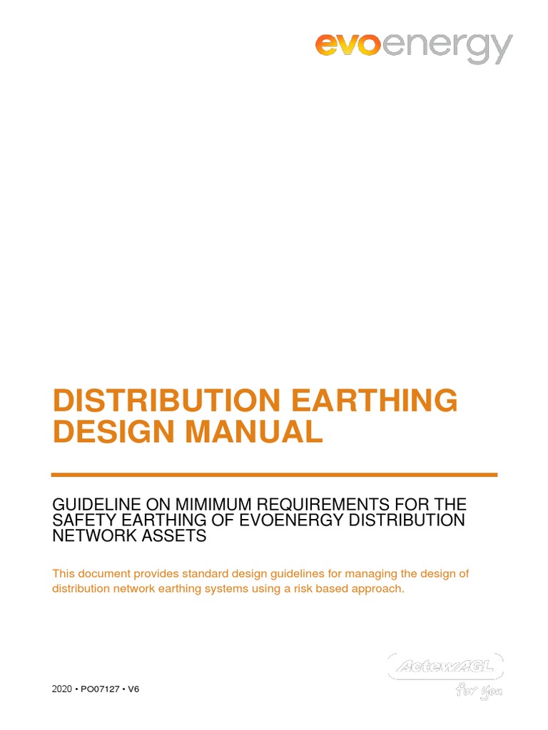 SM1138 Distribution Earthing Design Manual Consultation Draft ...