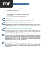 Module 2 - Portion, Base, Rate, and The Percentage Triangle | PDF ...