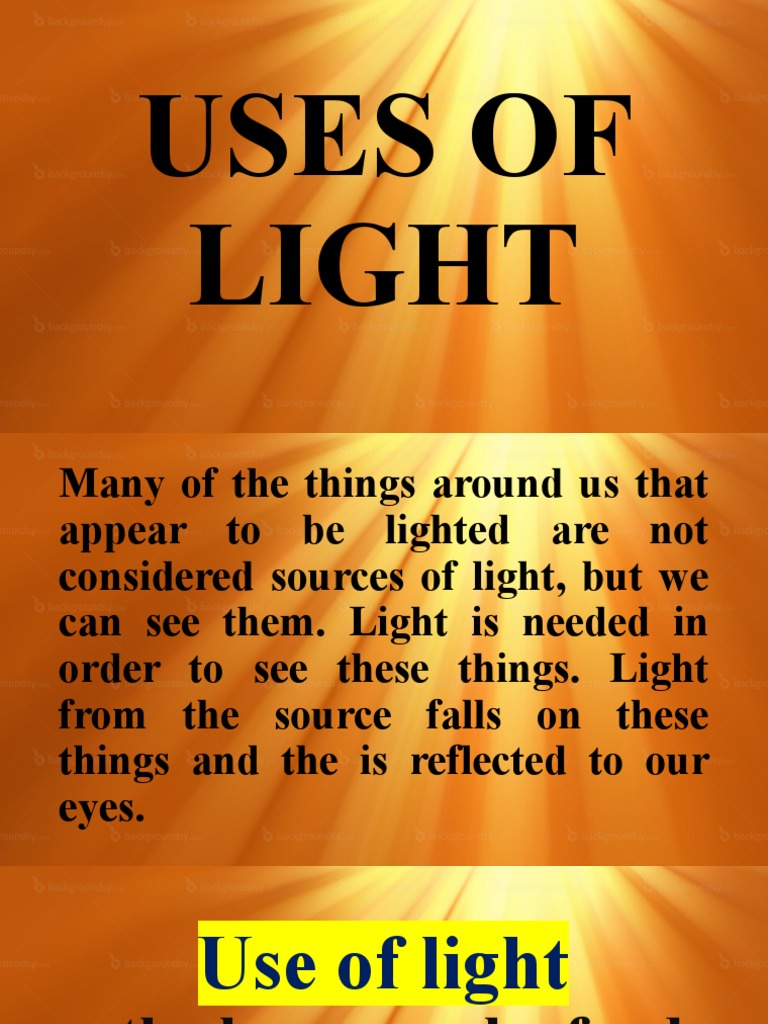 Use of Light | PDF