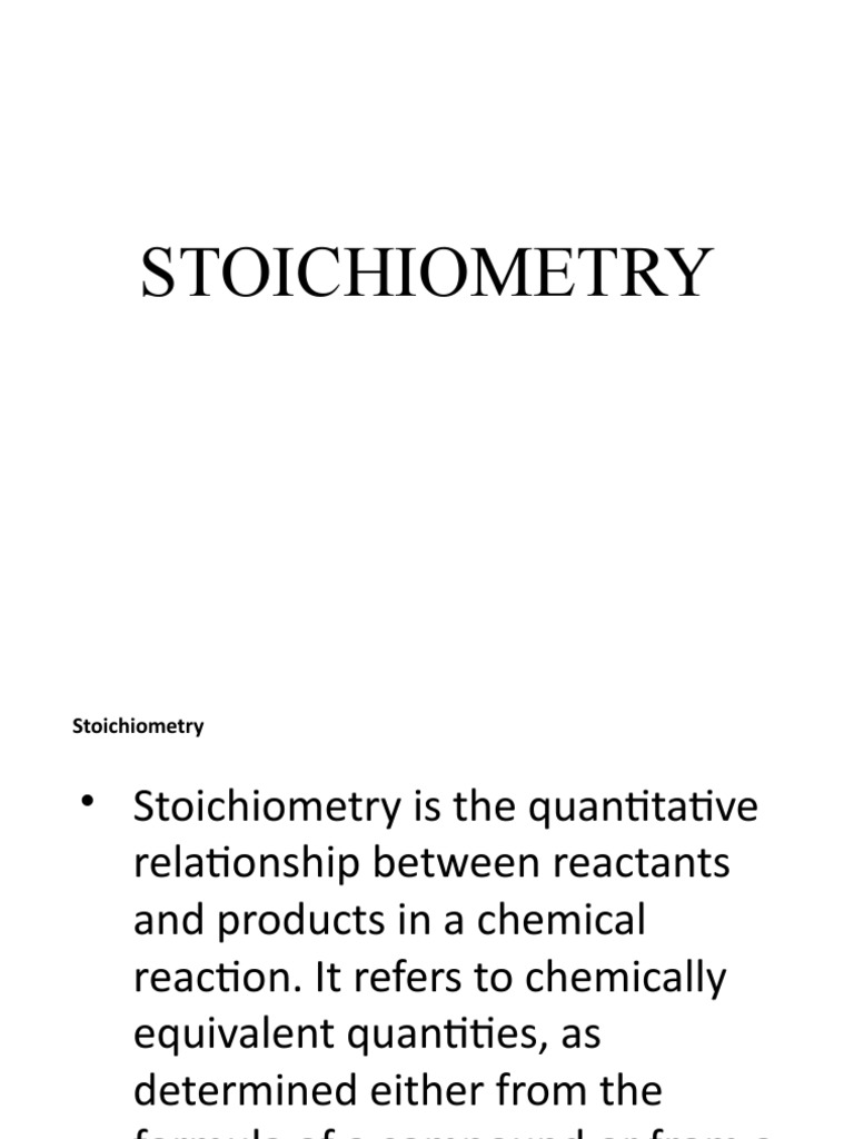 Principles of Chem STOICHIOMETRY | PDF | Stoichiometry | Mole (Unit)