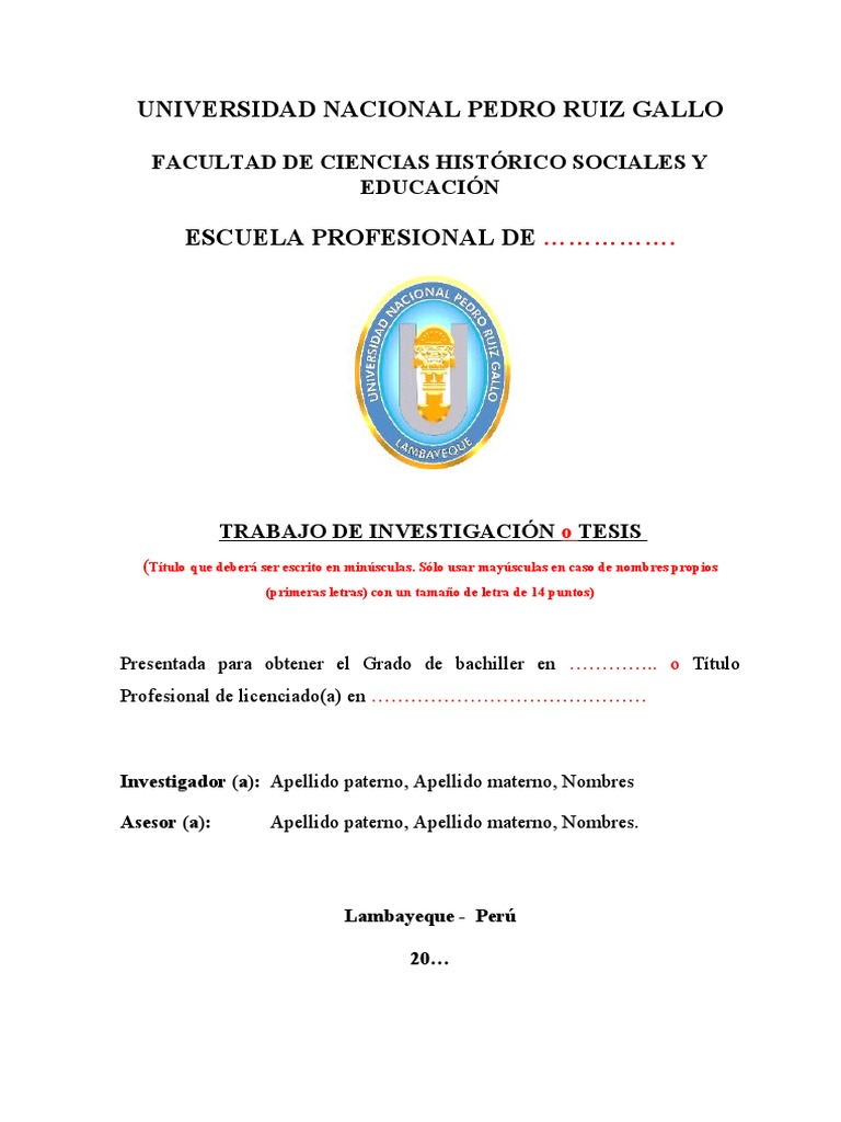 Carátula para trabajo de investigación | PDF | Sumario abstracto)