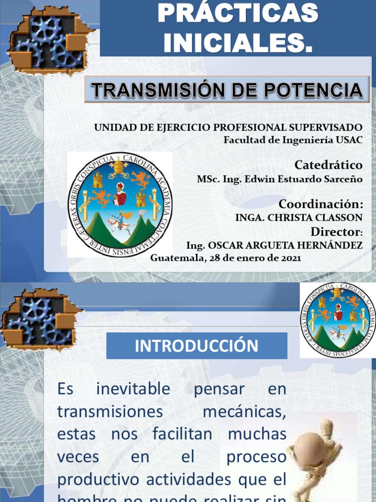 Transmisión de Potencia | PDF | Engranaje | Transmisión (Mecánica)